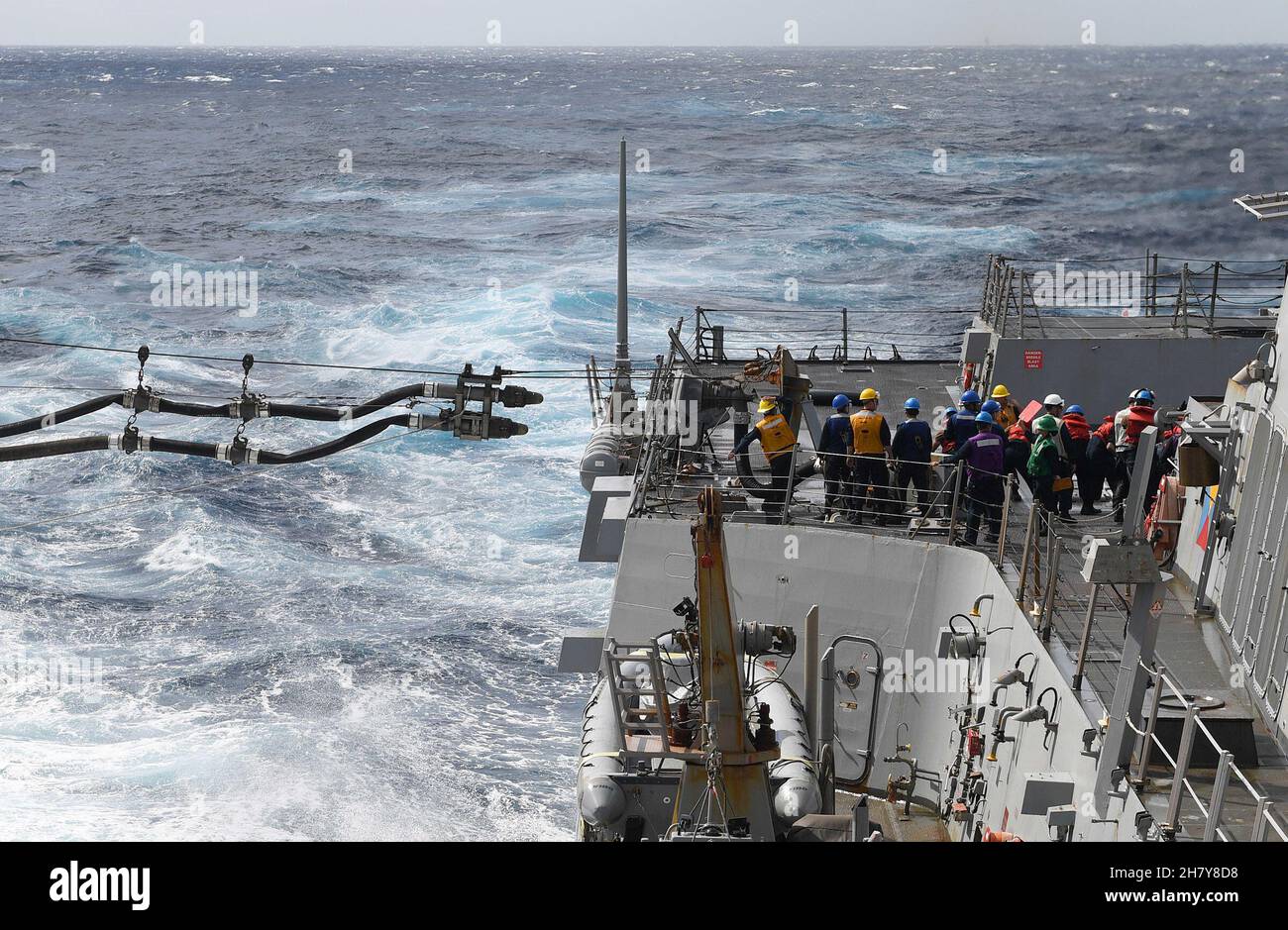 Arleigh burke class guided missile destroyer uss chafee ddg 90 hi-res ...