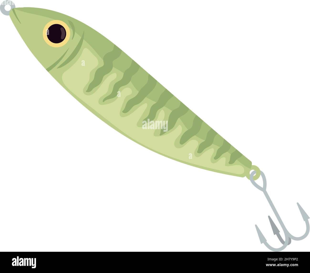 green fishing lure Stock Vector Image & Art - Alamy