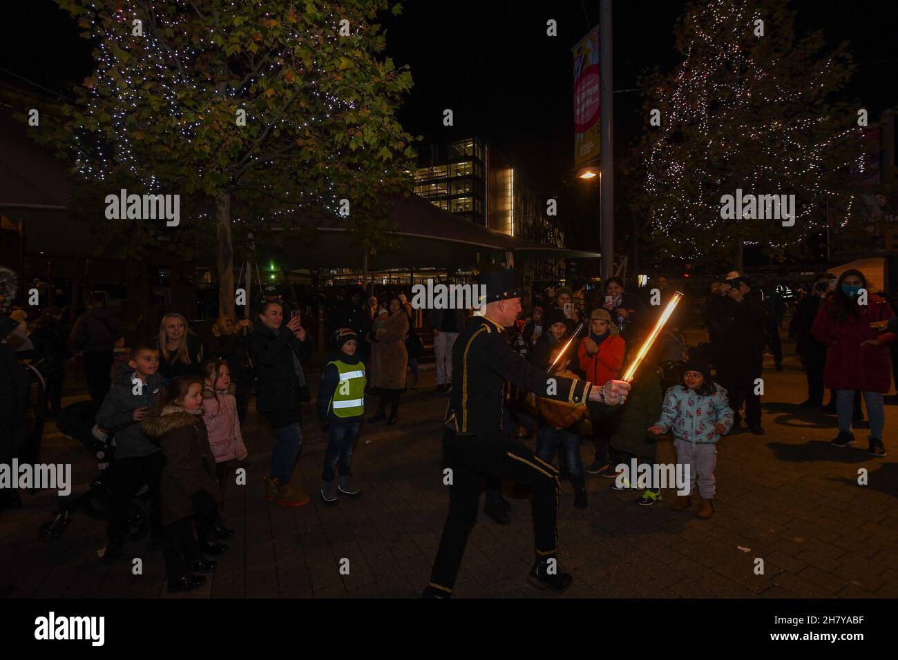 The annual winter lights have returned to Wembley with the tallest LED ...