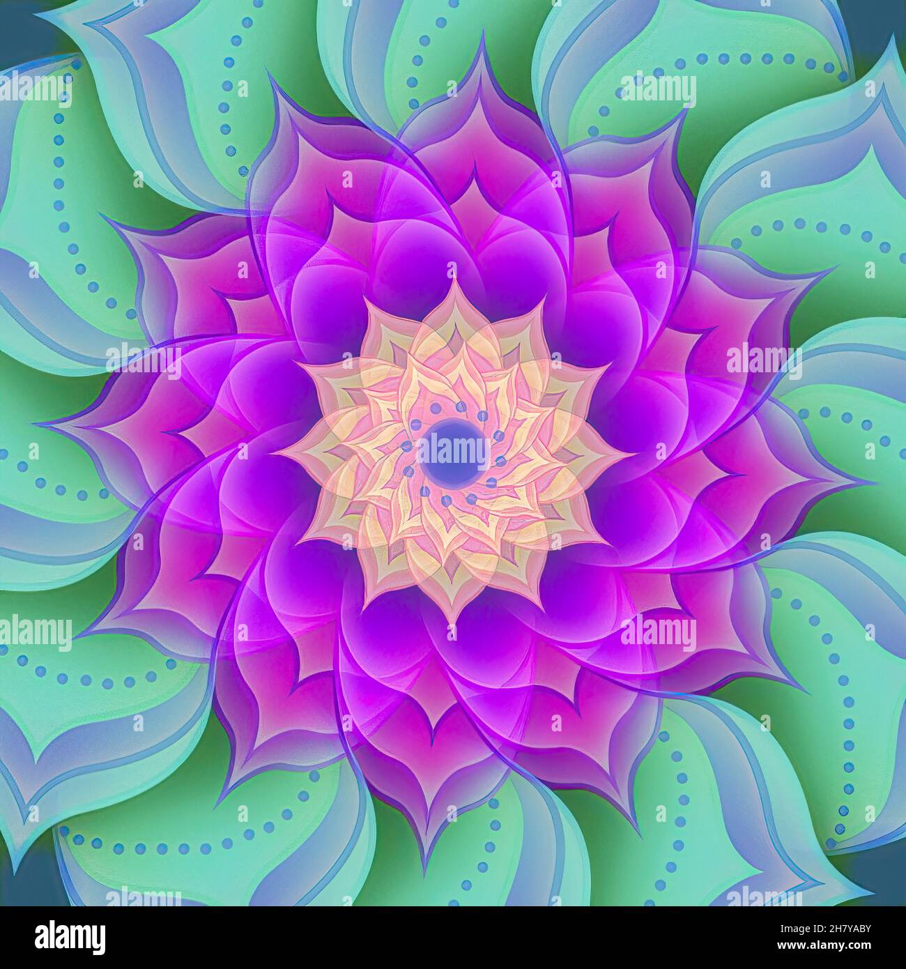 Multicolor mandala abstract illustration high resolution background ...