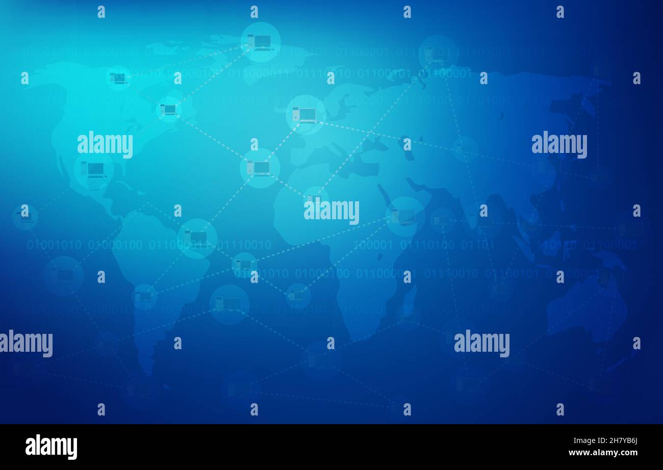 Global communication network hi-res stock photography and images - Alamy