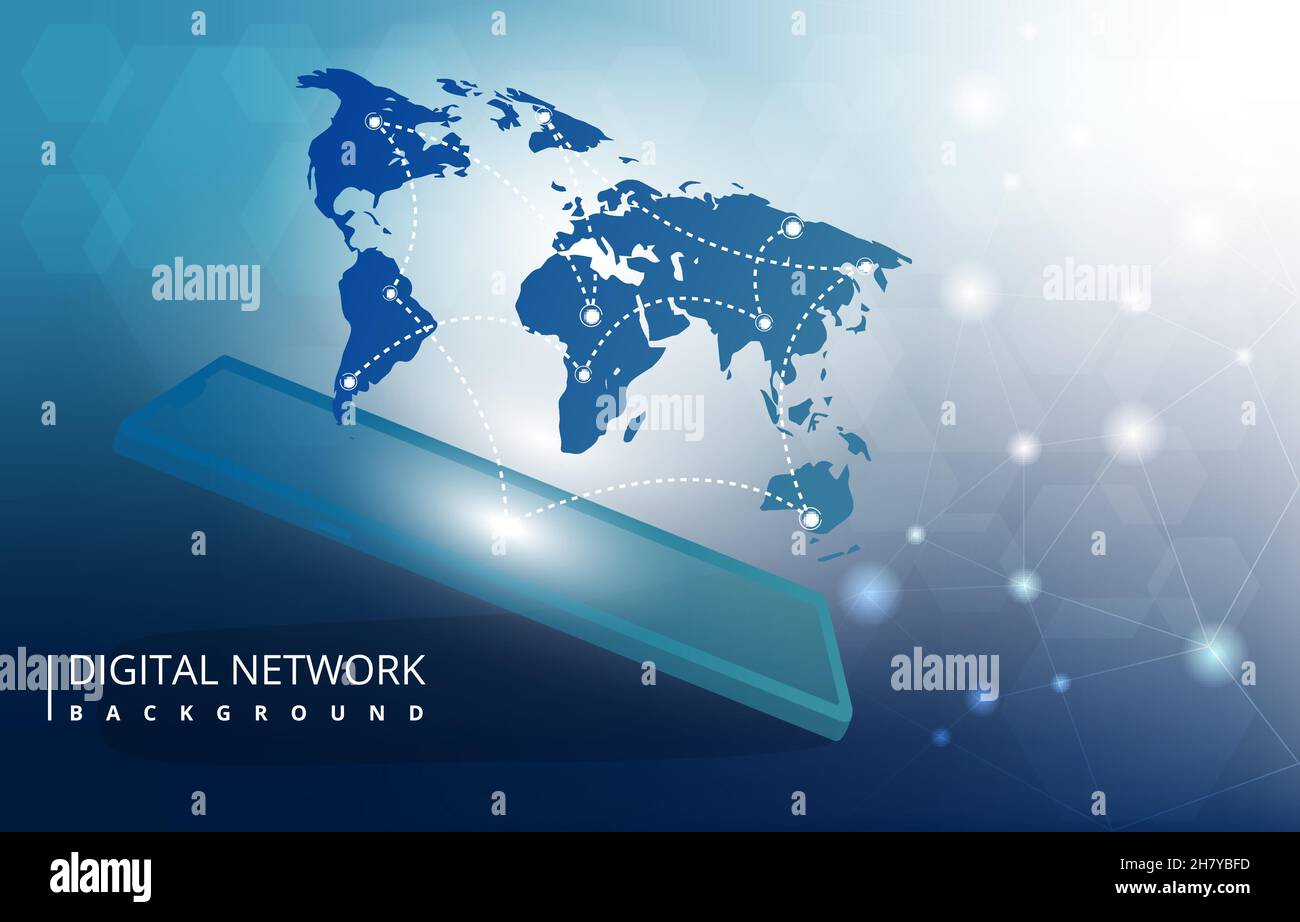 Digital phone network hi-res stock photography and images - Alamy