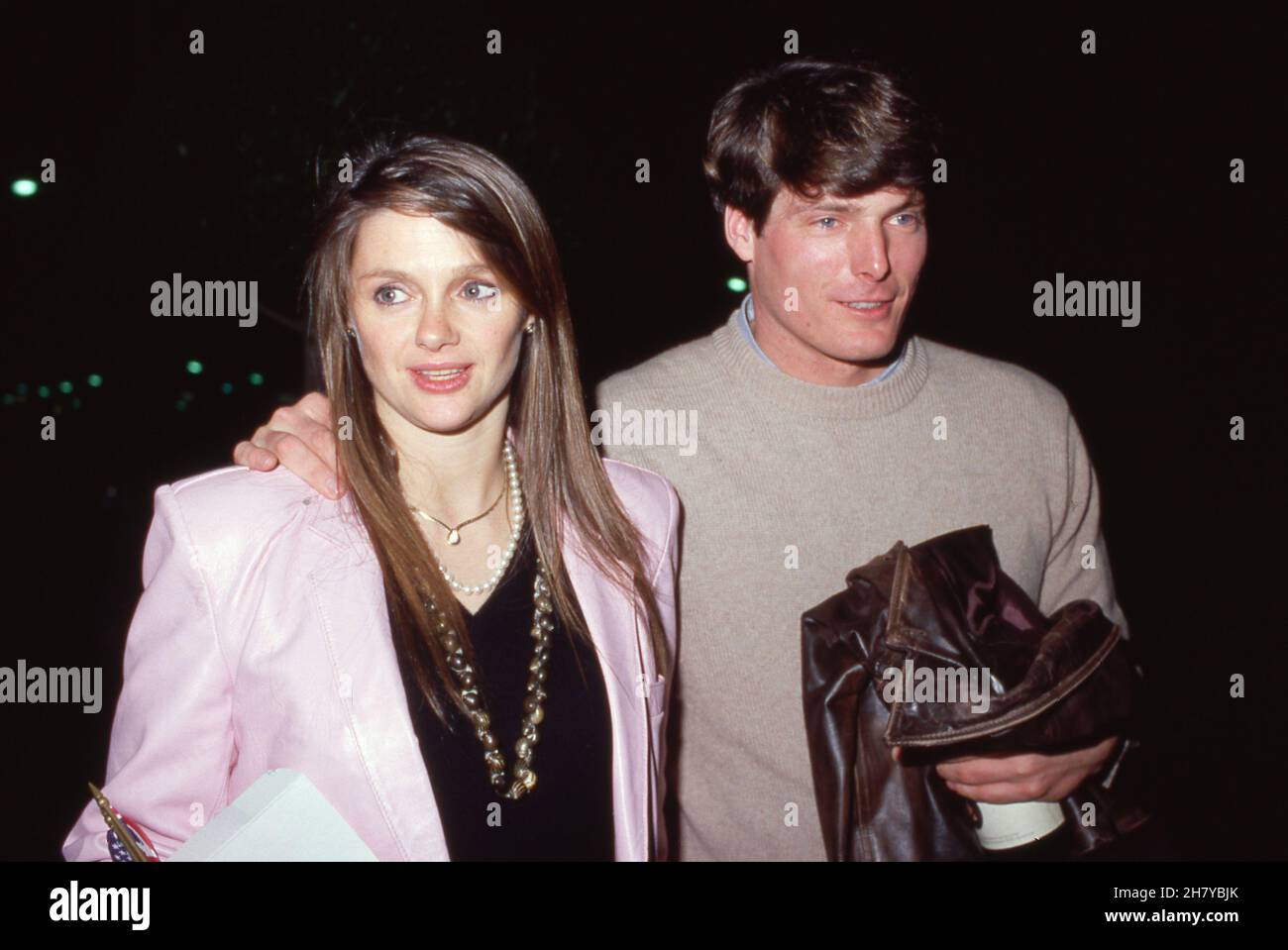 Christopher Reeve and Gae Exton Circa 1980's Credit: Ralph Dominguez ...