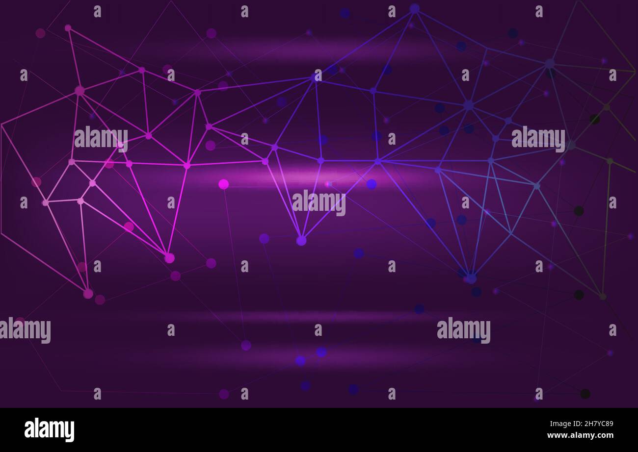 Advanced Digital Network Connection Internet Computer Technology Background Stock Vector Image ...