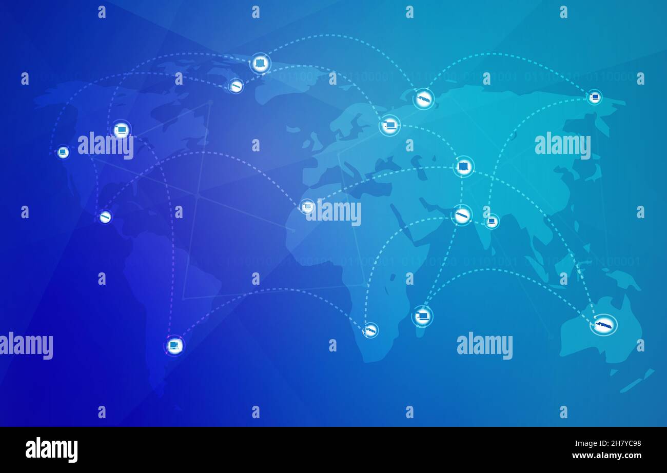 Computer communication hi-res stock photography and images - Alamy