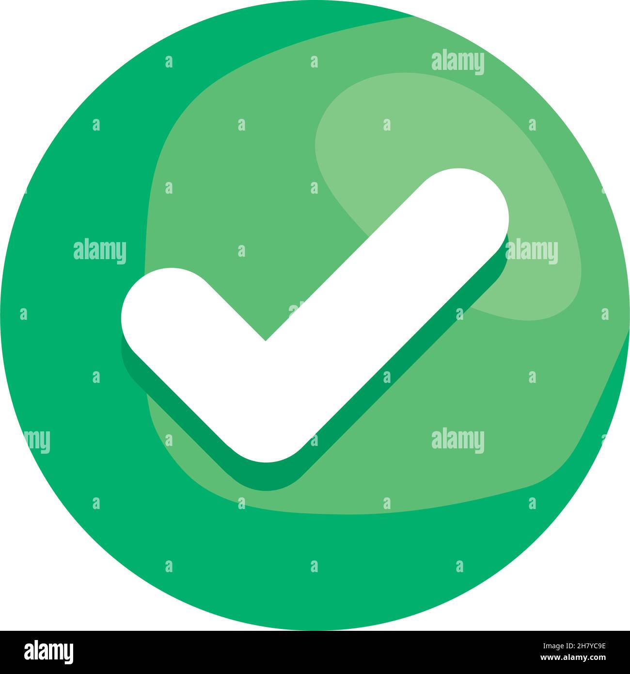 check symbol green Stock Vector Image & Art - Alamy