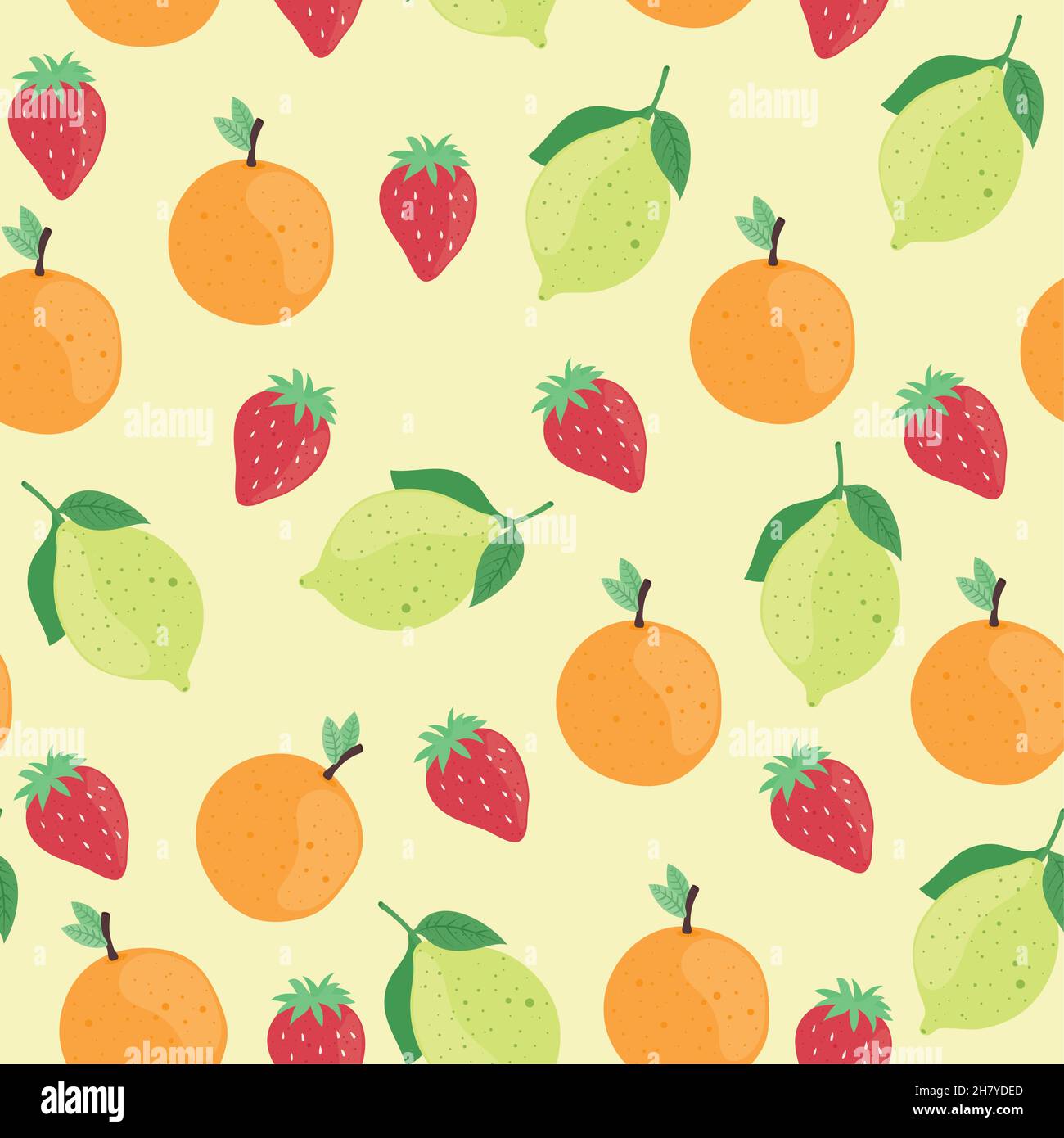 delicious fruits in pattern Stock Vector Image & Art - Alamy