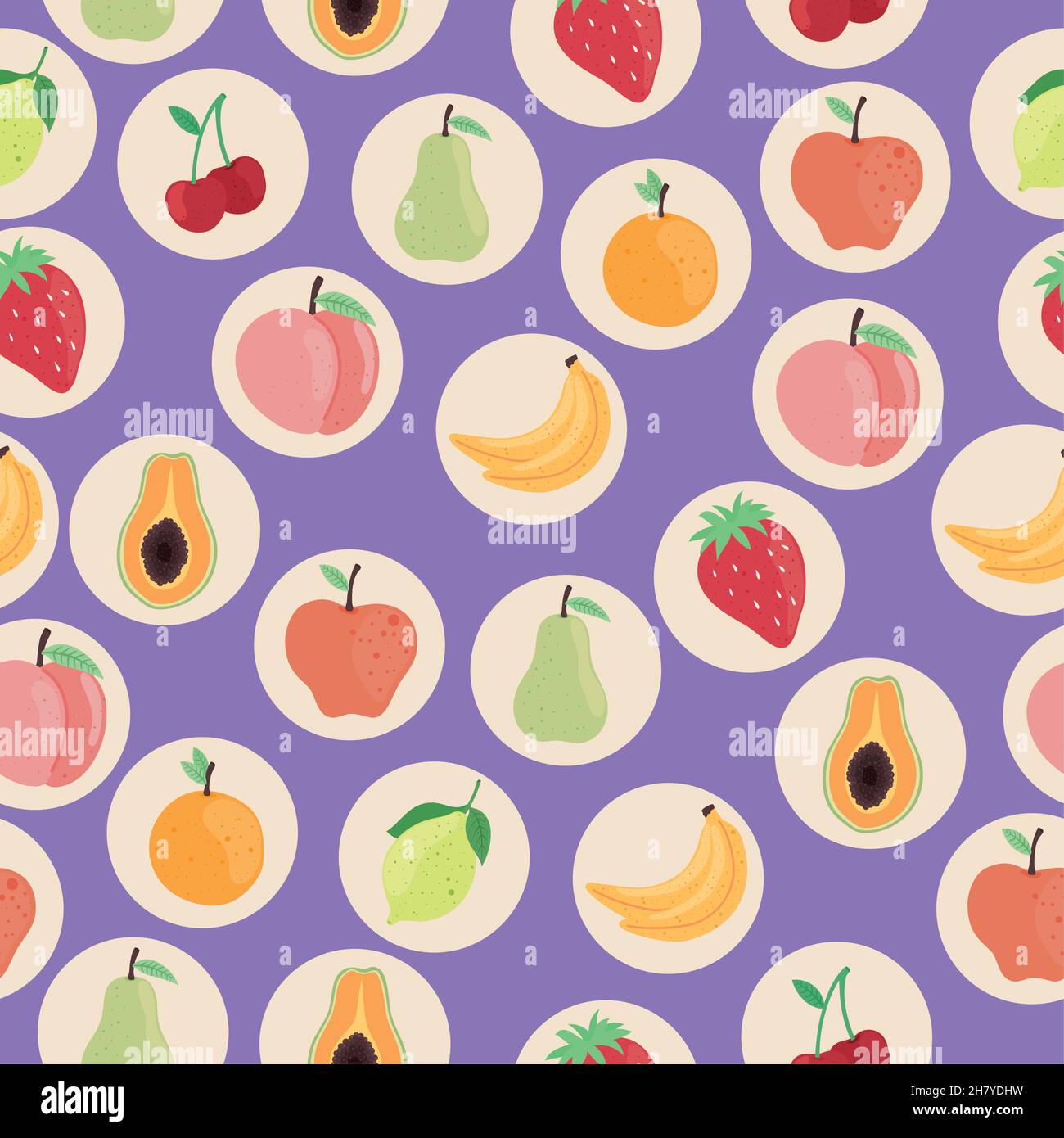 pattern of fruits Stock Vector Image & Art - Alamy