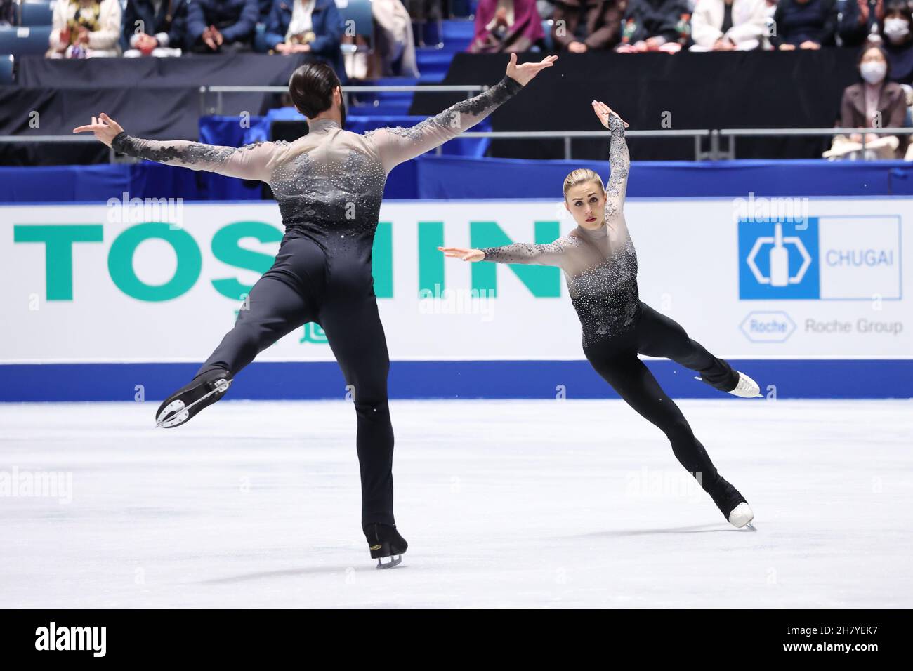 Tokyo, Japan. 13th Nov, 2021. Ashley Cain-Gribble & Timothy Leduc (USA ...