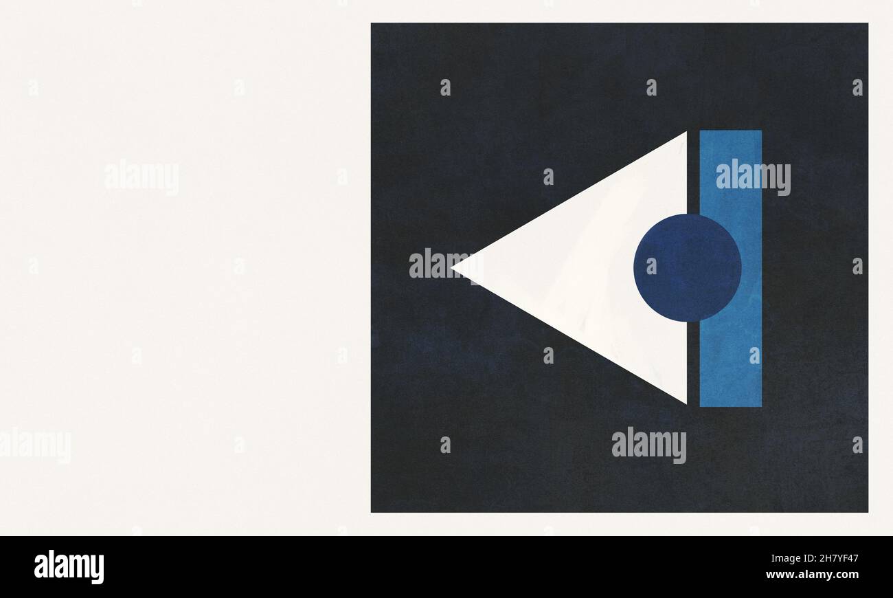 Artistic abstract minimal shapes. copy space for text., minimalism and ...