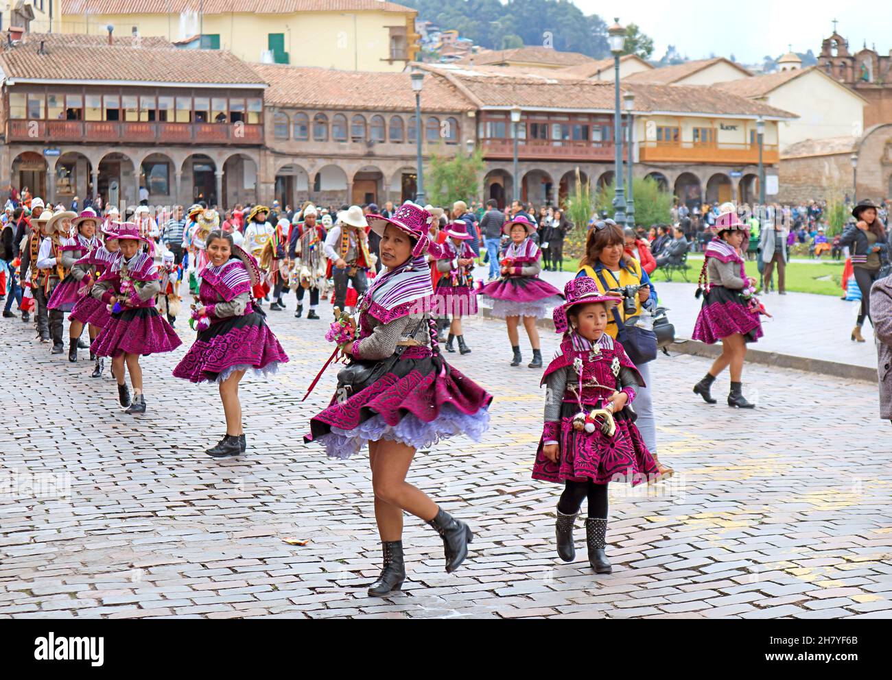 Parade of the Peruvian in Gorgeous Traditional Outfits Held on May 6th ...