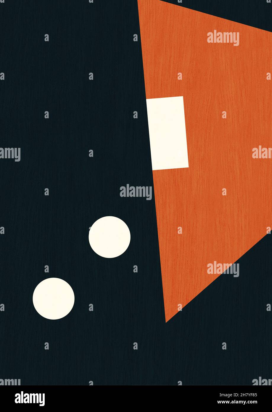 Tranquil Poster art with Neoplasticism inspired art. piet mondrian ...