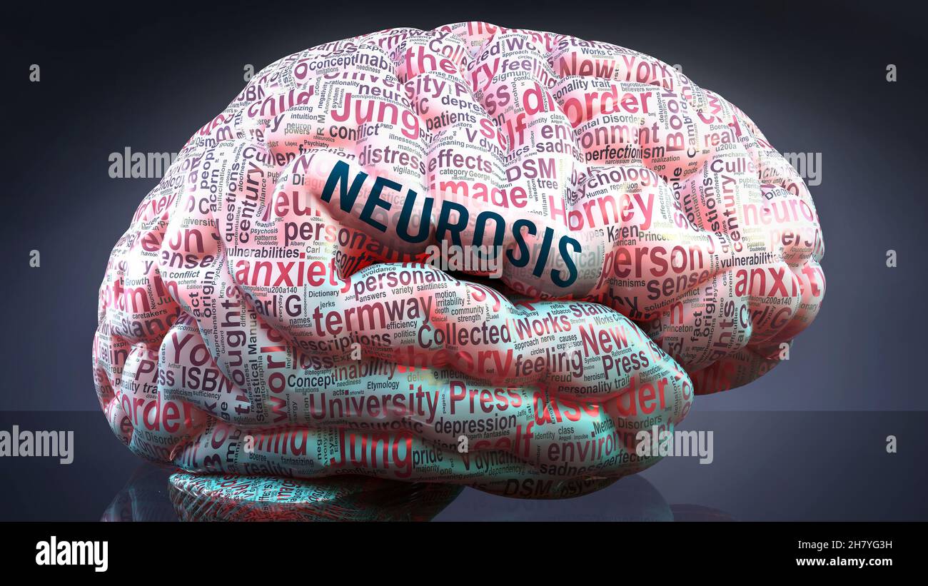 Neurosis in human brain hi-res stock photography and images - Alamy