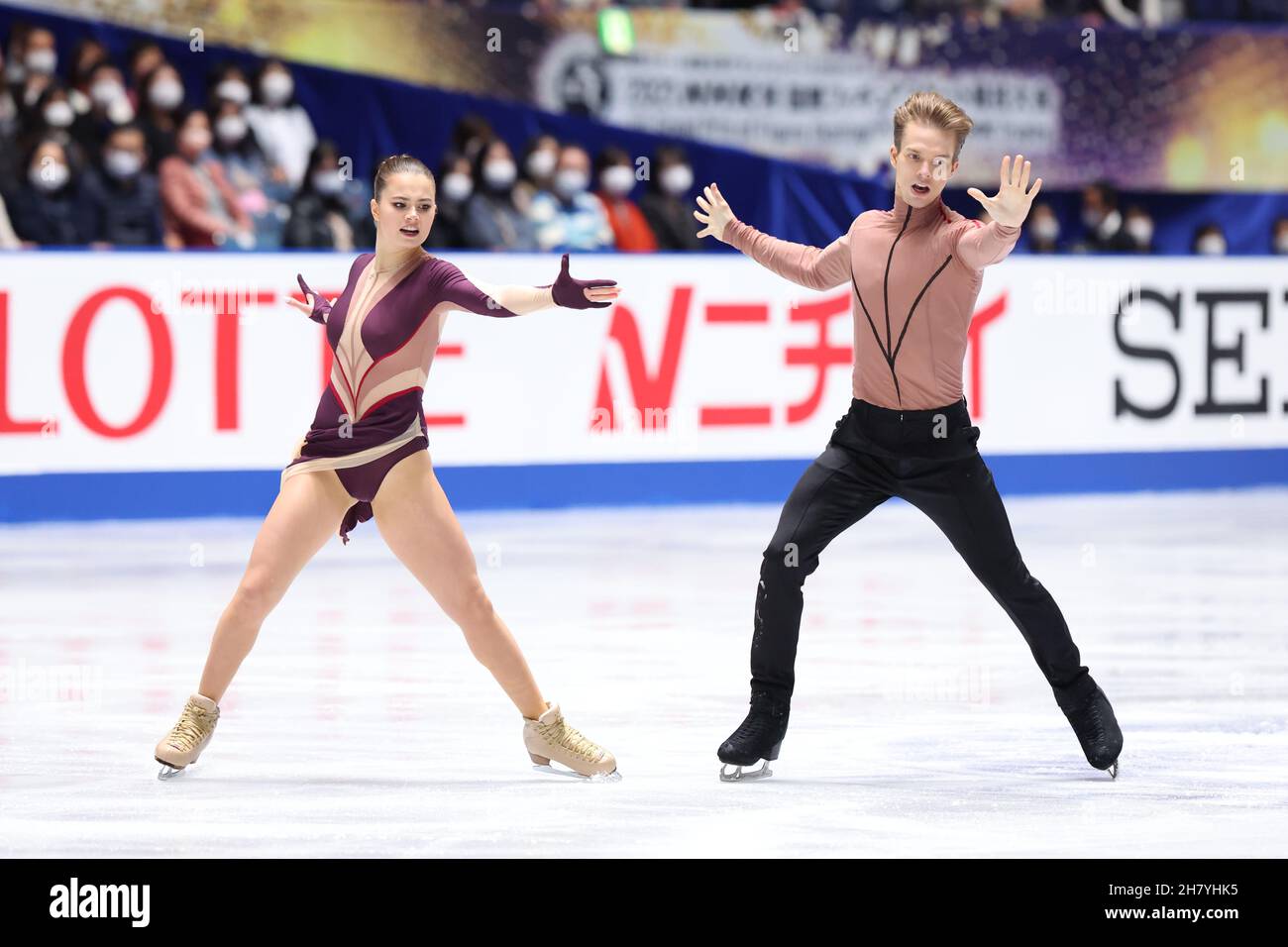 Tokyo, Japan. 13th Nov, 2021. Sofia Shevchenko & Igor Eremenko (RUS ...