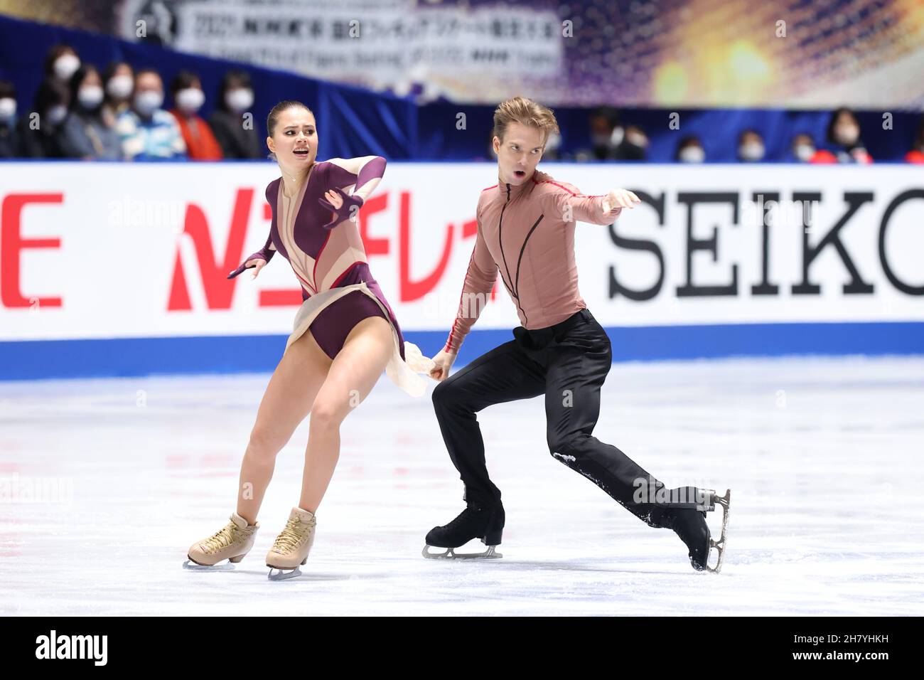 Tokyo, Japan. 13th Nov, 2021. Sofia Shevchenko & Igor Eremenko (RUS ...