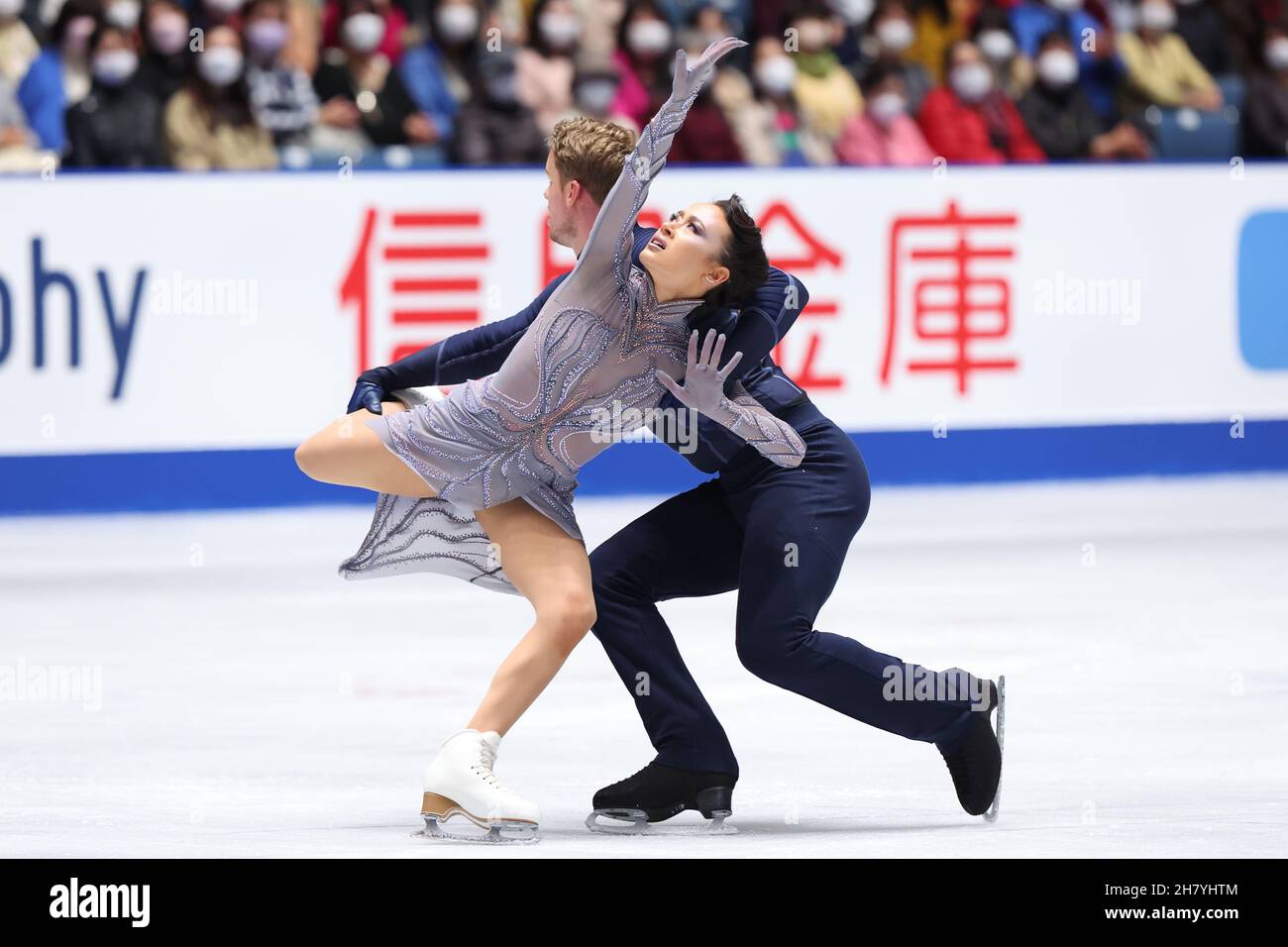 Tokyo, Japan. 13th Nov, 2021. Madison Chock & Evan Bates (USA) Figure ...