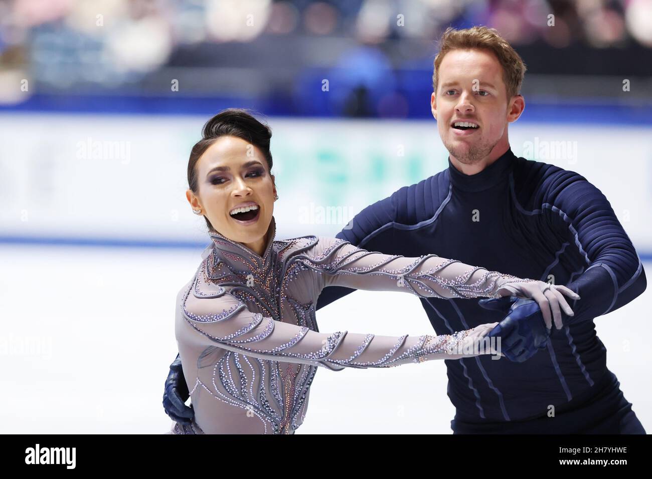 Tokyo, Japan. 13th Nov, 2021. Madison Chock & Evan Bates (USA) Figure ...
