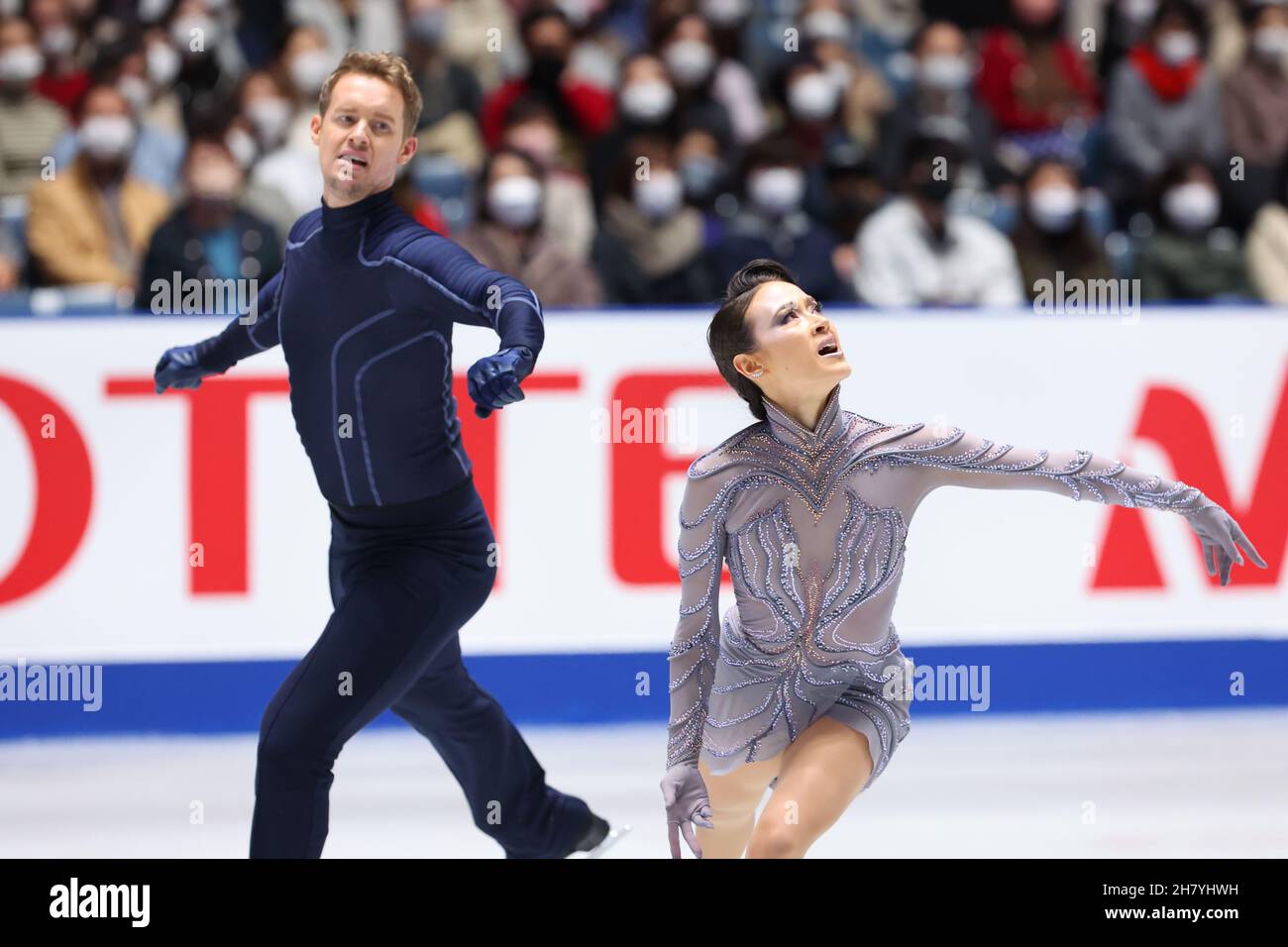Tokyo, Japan. 13th Nov, 2021. Madison Chock & Evan Bates (USA) Figure ...
