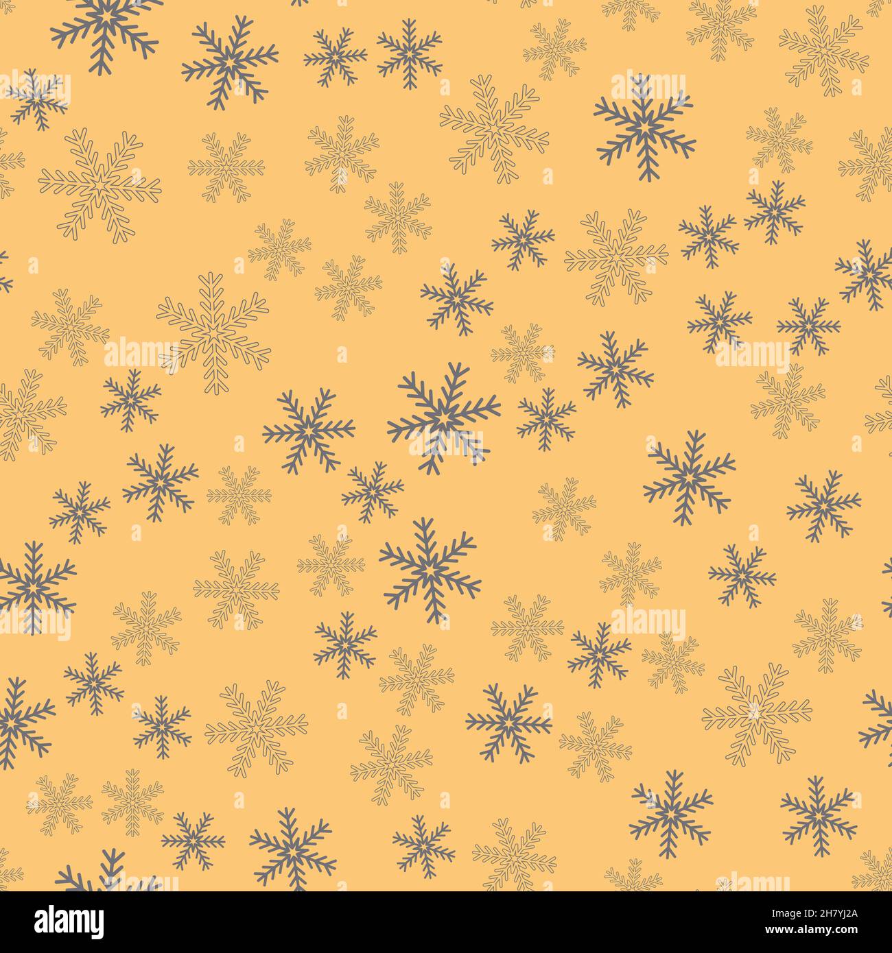 Greeting christmas seamless pattern, icy snowflake crystal for textile ...