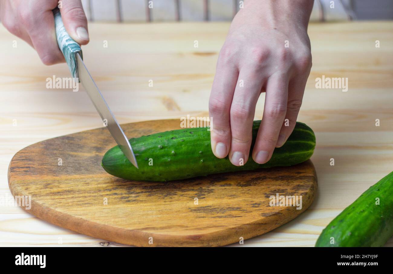 Male person knife cuts hi-res stock photography and images - Alamy