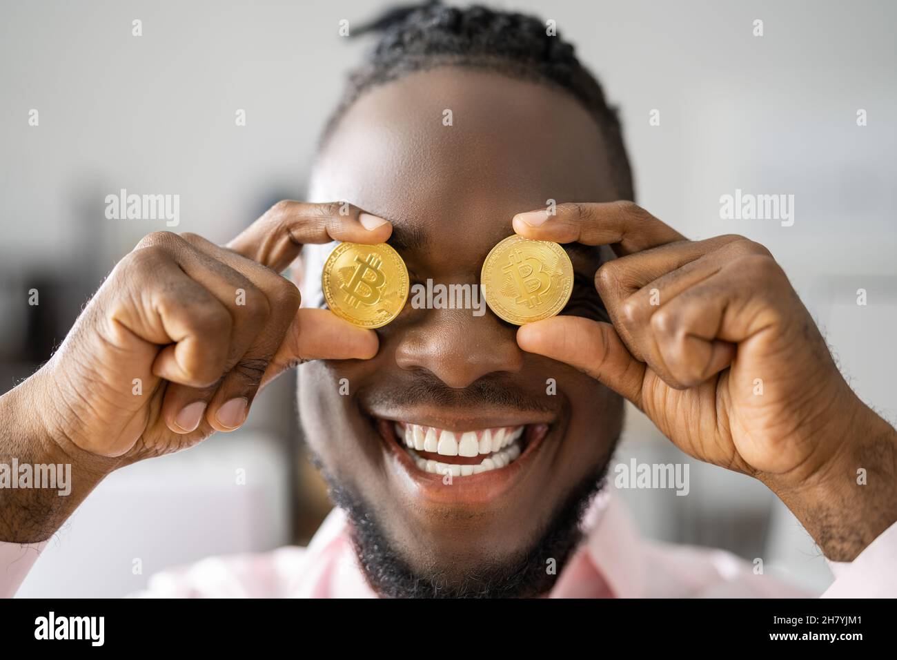 Bitcoin eyes hi-res stock photography and images - Alamy