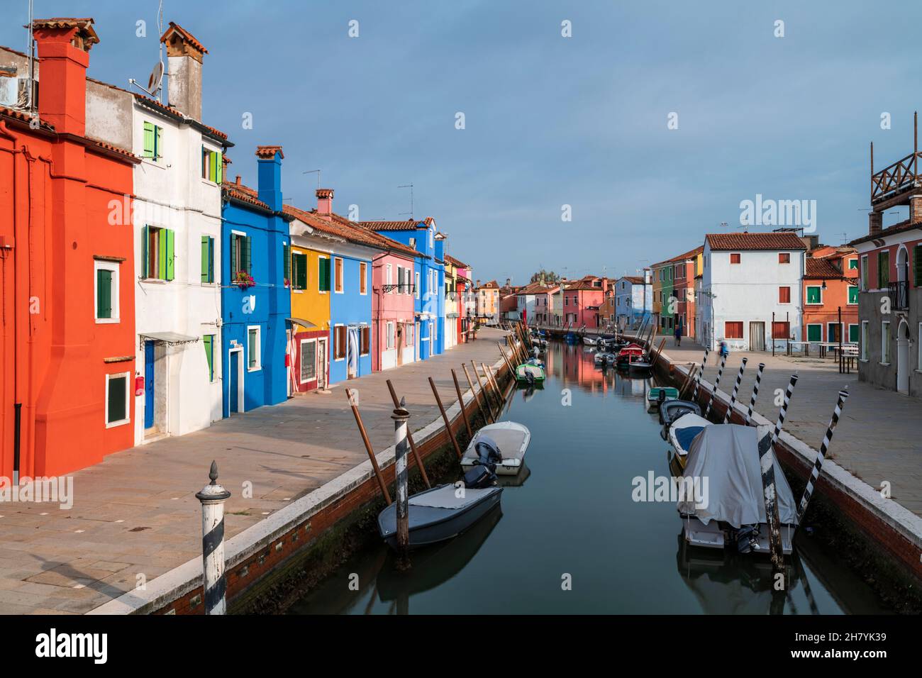 The magical colors of Burano and the Venice lagoon Stock Photo - Alamy