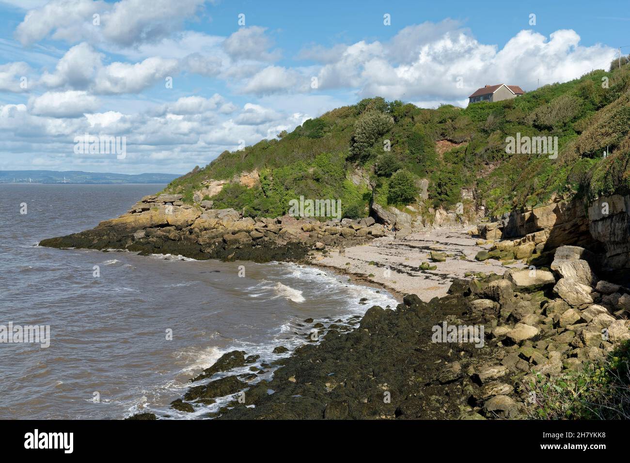 Layde Bay & Layde Point, Clevedon, North Somerset, UK Stock Photo - Alamy