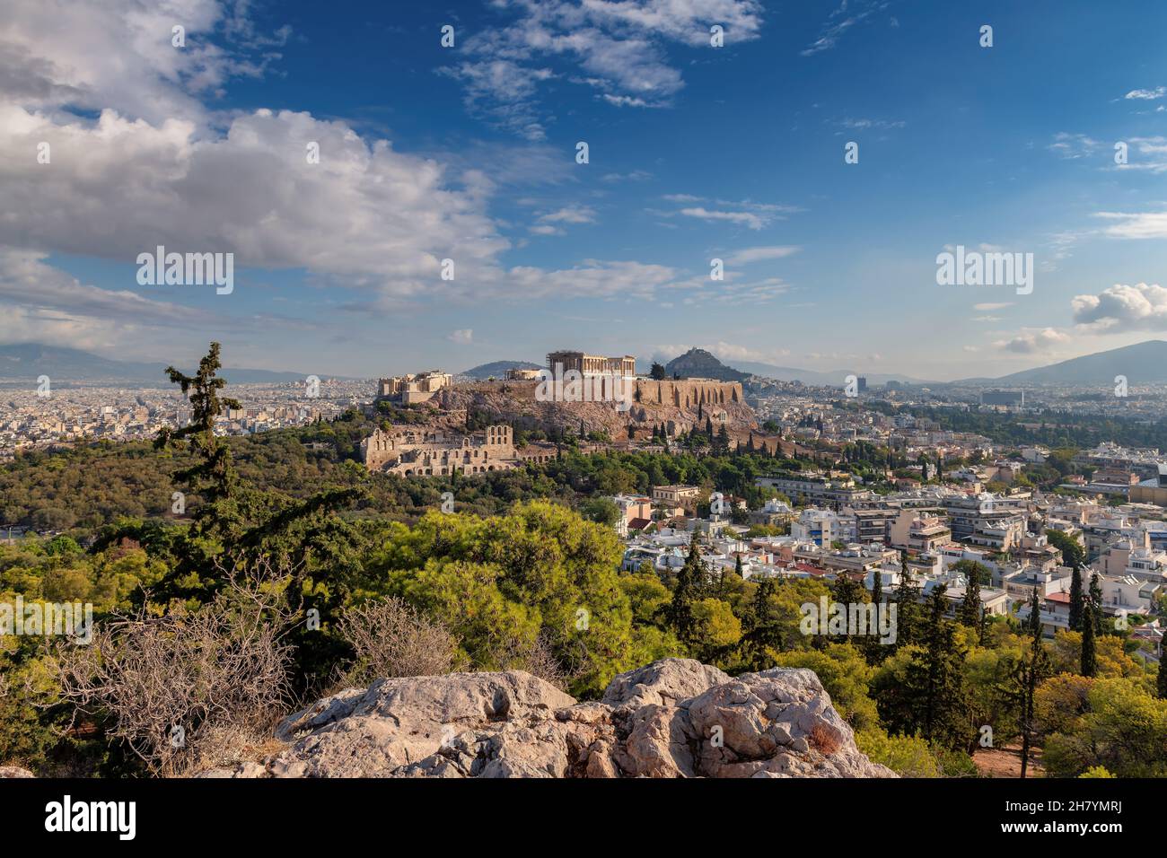 Athens greece skyline hi-res stock photography and images - Alamy