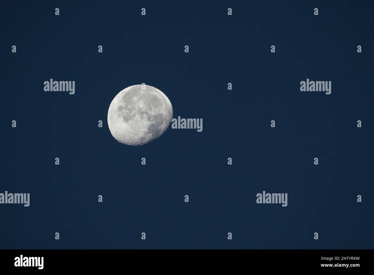 The moon at sunrise Stock Photo - Alamy