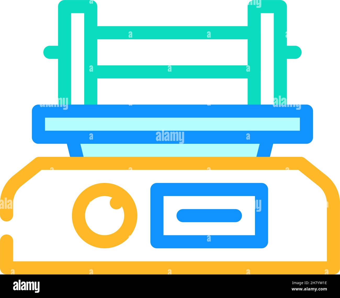 shaker laboratory device color icon vector illustration Stock Vector ...