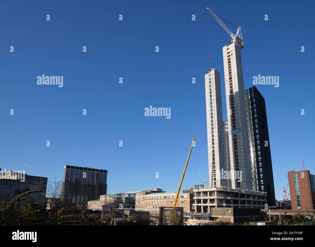 The ever changing skyline of Croydon in Surrey England Stock Photo - Alamy