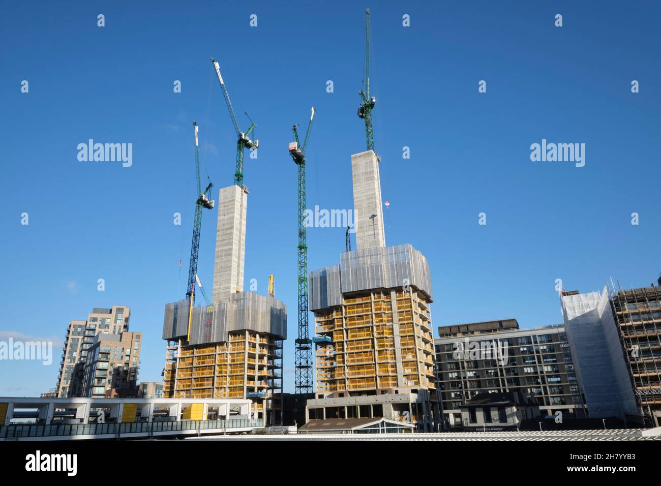 The ever changing skyline of Croydon in Surrey England Stock Photo - Alamy
