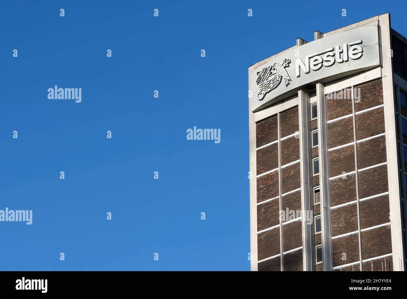 Former HQ of Nestle converted into flats in Croydon, Surrey England ...