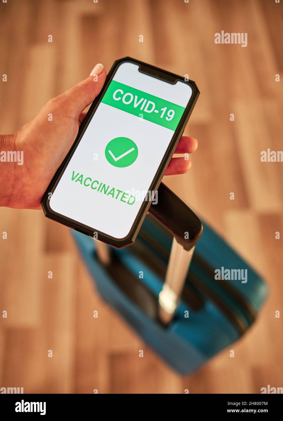vertical photo of a tourist hand showing Stock Photo - Alamy