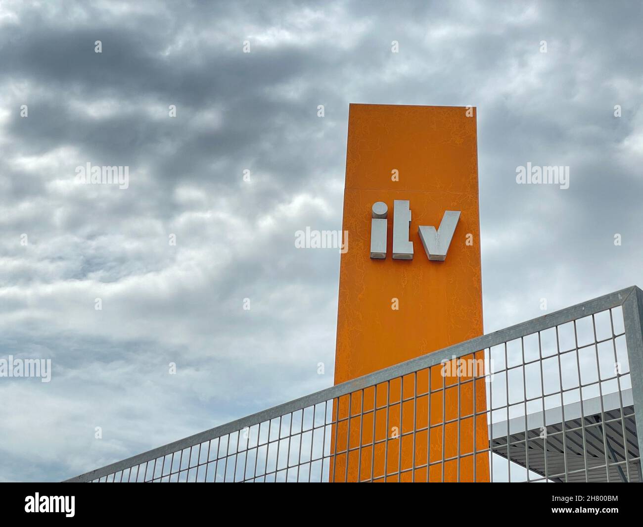 Sabadell, Spain, 04 16 2021, ITV sign (Vehicle Technical Inspection ...