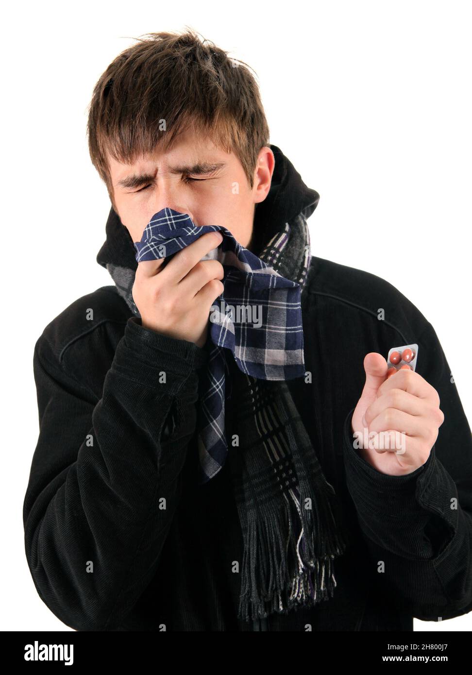 Man with handkerchief on head hi-res stock photography and images - Alamy