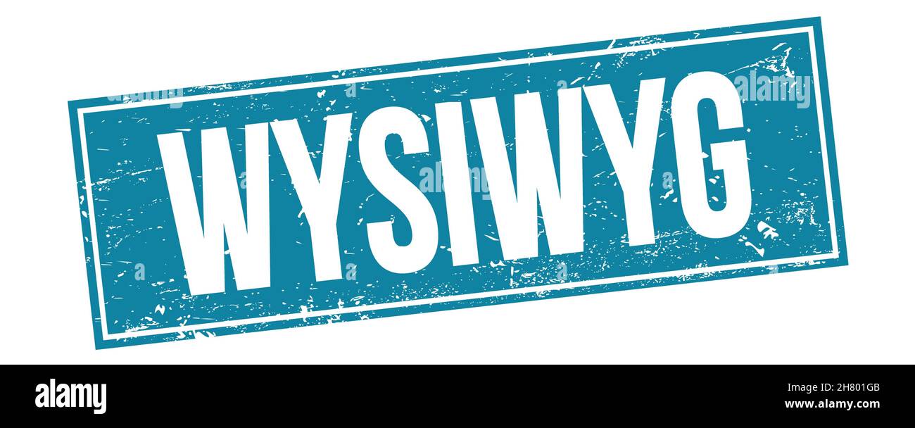 Wysiwyg hi-res stock photography and images - Alamy