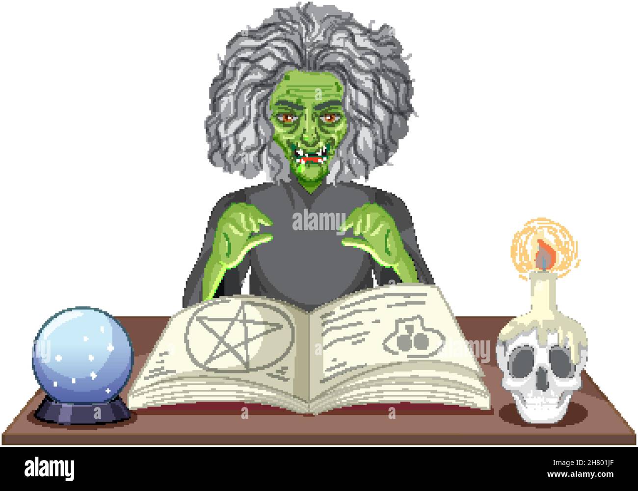 Magic spell book Cut Out Stock Images & Pictures - Alamy