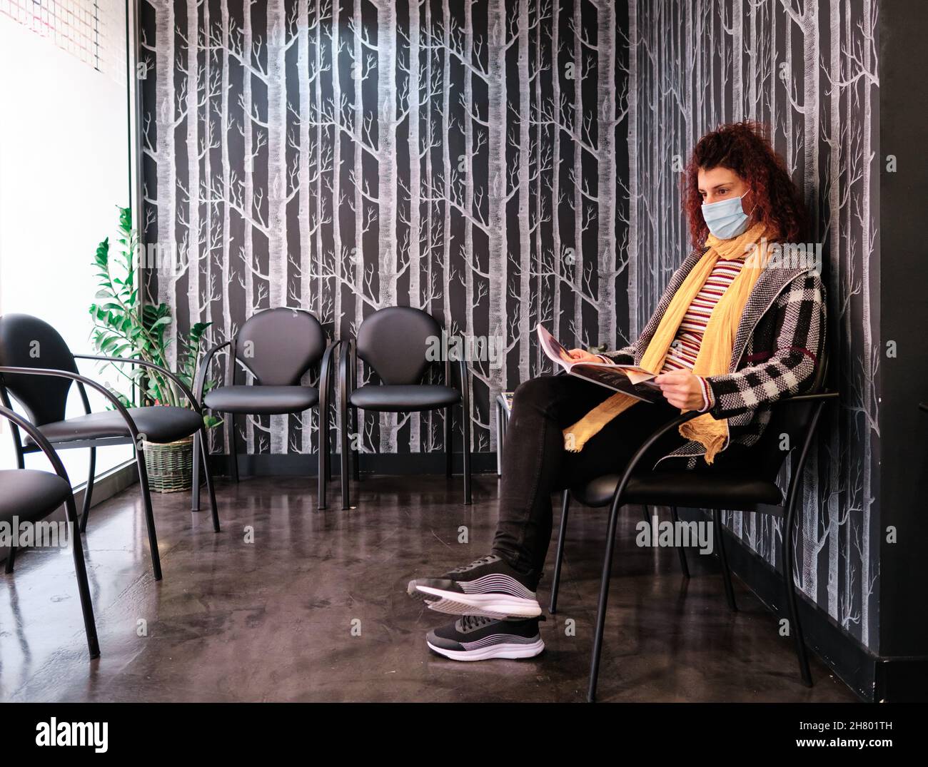 Waiting room in new normal hi-res stock photography and images - Alamy