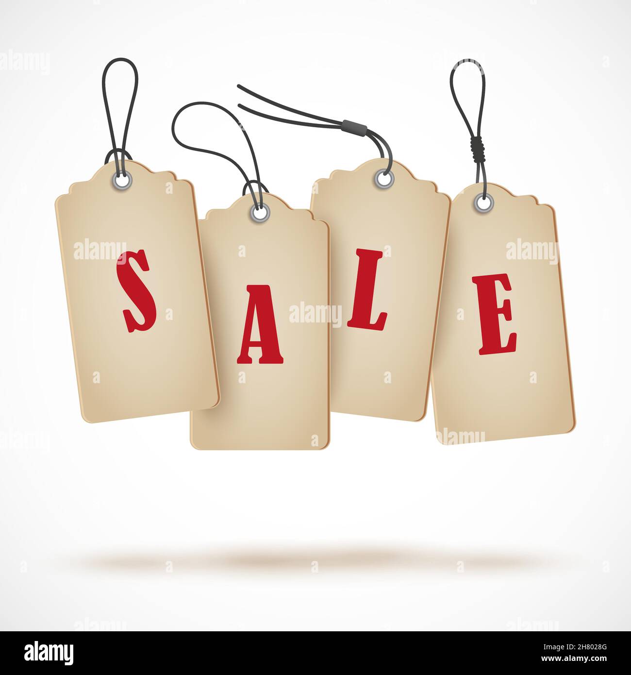 Vector stickers, price tag, banner, label. Coupon sale, offers and ...