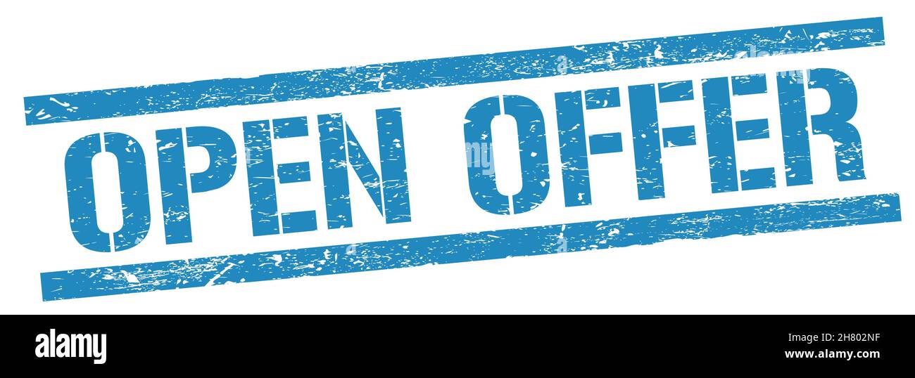 Open offer stamp hi-res stock photography and images - Alamy