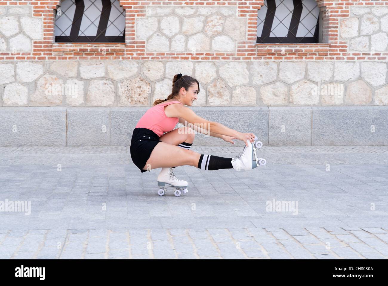Stunt leg hi-res stock photography and images - Alamy