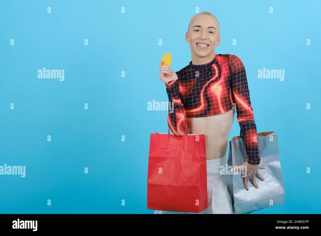 Nonbinary model hi-res stock photography and images - Alamy