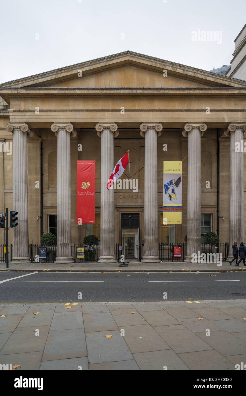 Canada House, the London offices of the High Commission of Canada ...