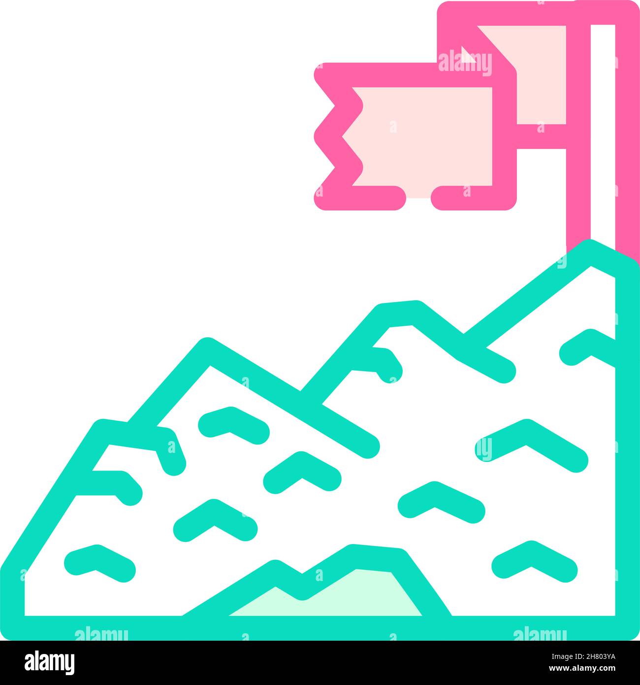 target business task color icon vector illustration Stock Vector Image ...