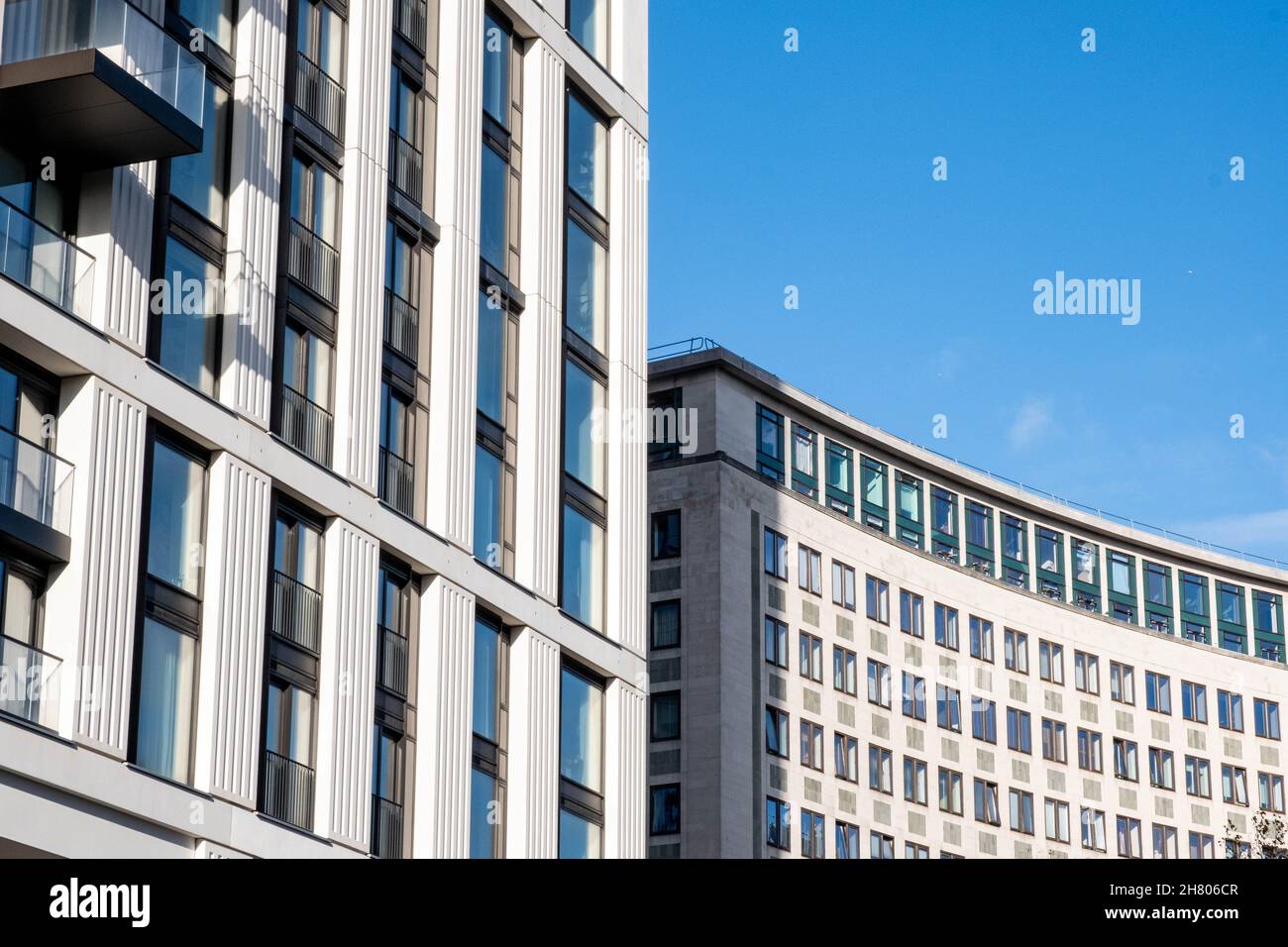 Waterloo London England UK, November 21 2021, Modern High Rise Building ...