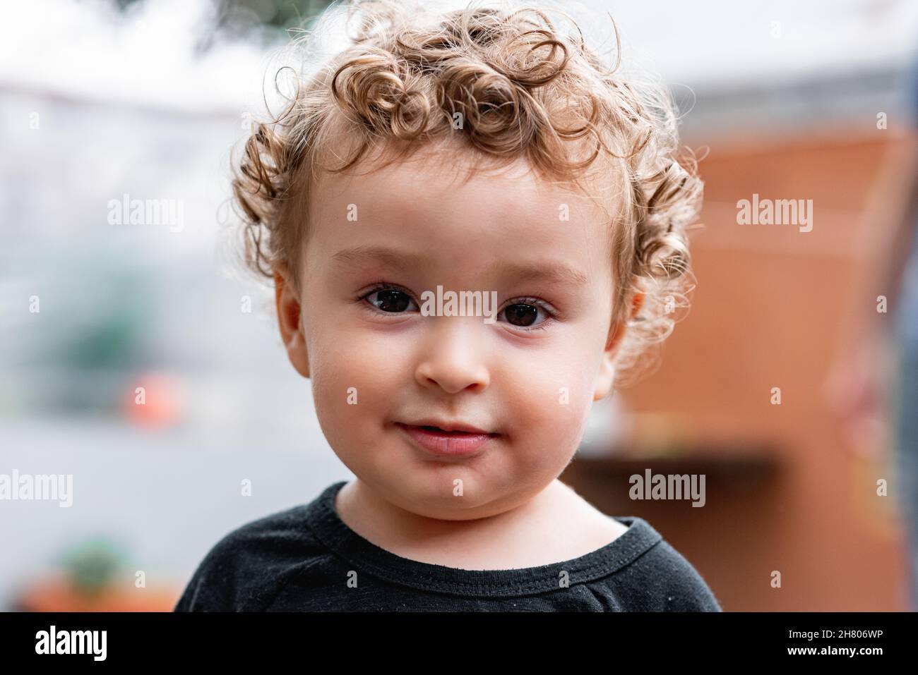 Boy Toddlers Brown Hair