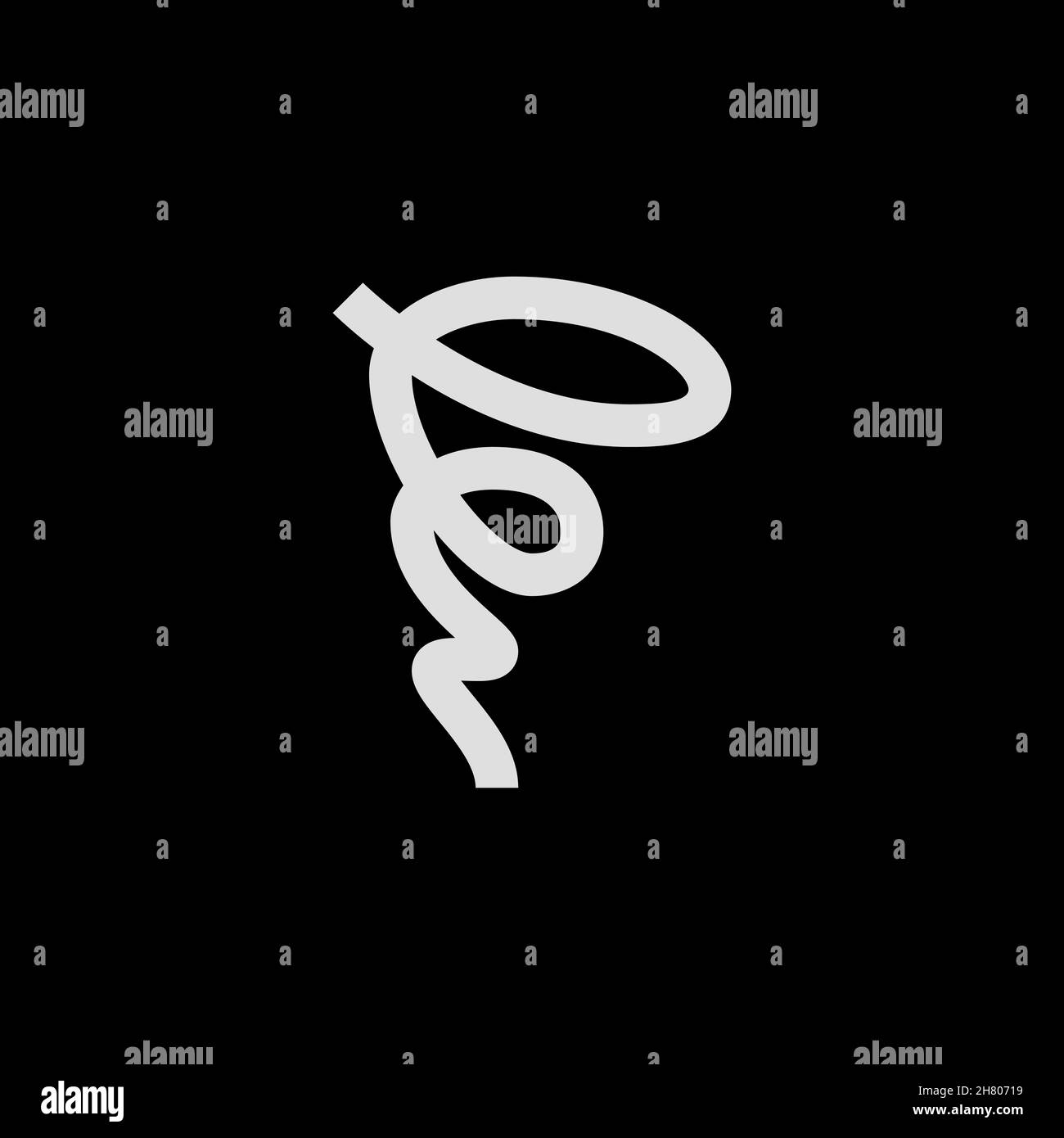 Storm line icon. Simple style winter poster background symbol. Logo ...