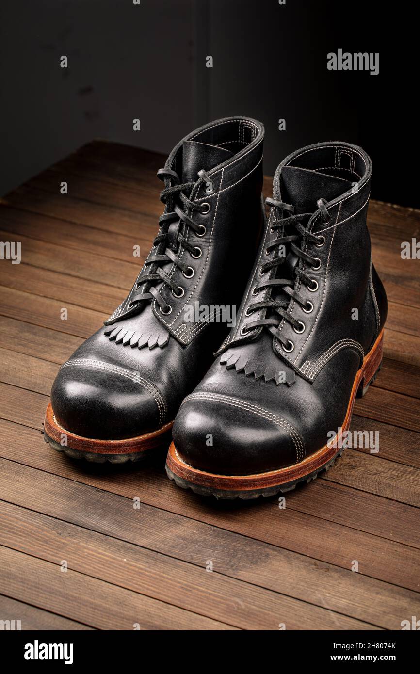 Hand crafted boots hi-res stock photography and images - Alamy