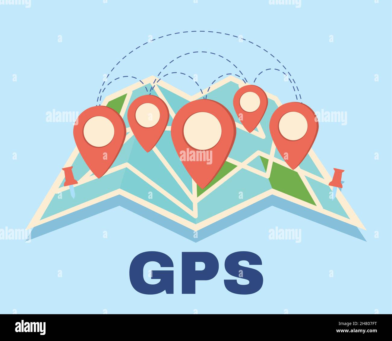 great gps poster Stock Vector Image & Art - Alamy